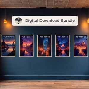 Discover the Magic of Florence at Night: Digital Wall Art Prints - PDF ...