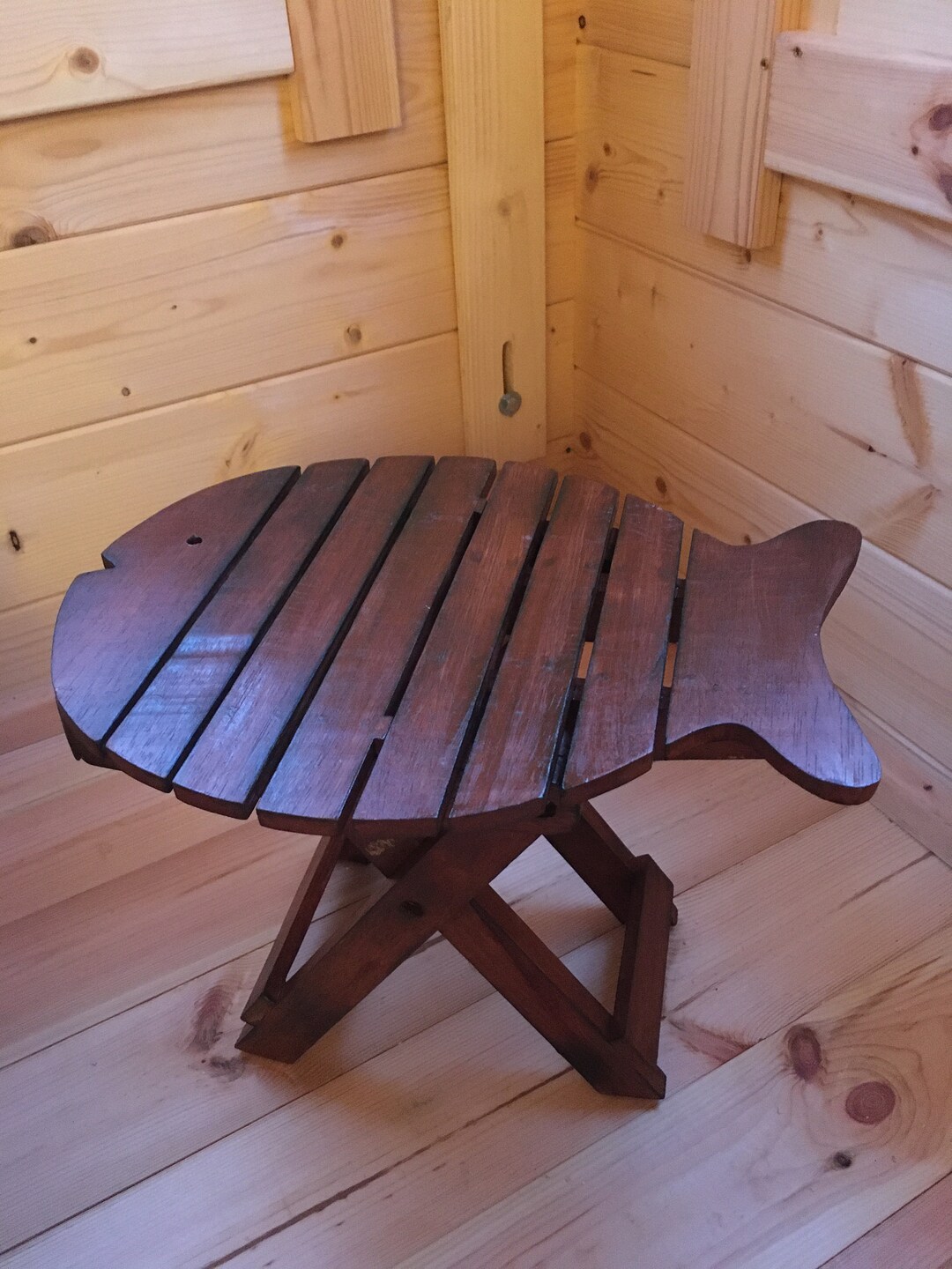 Wooden Folding Fish Table - Etsy