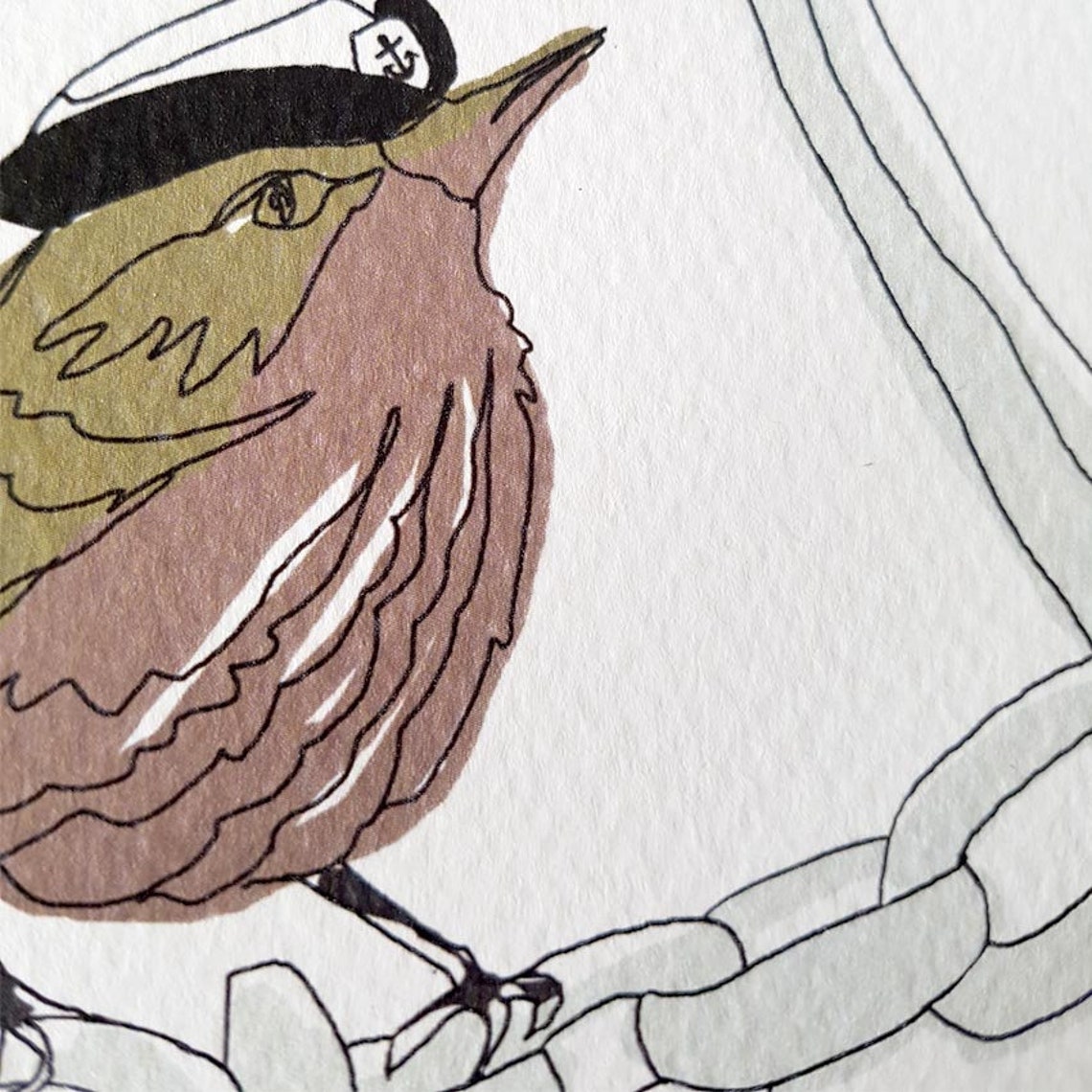 Wren Print Wren Design Bird Print WRNS Print Wall Art - Etsy