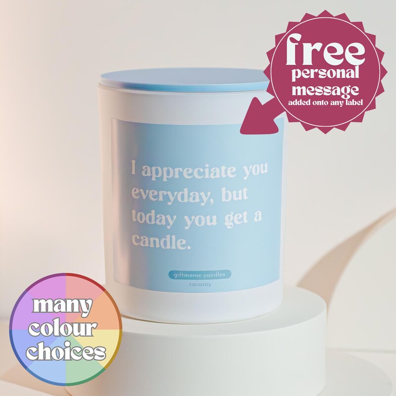 Candles With Message - Etsy