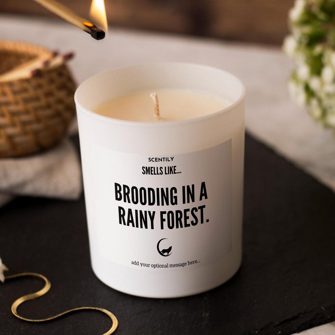 Twilight-inspired Candle for Fans Hand-poured Soy Wax Personalised Gift ...