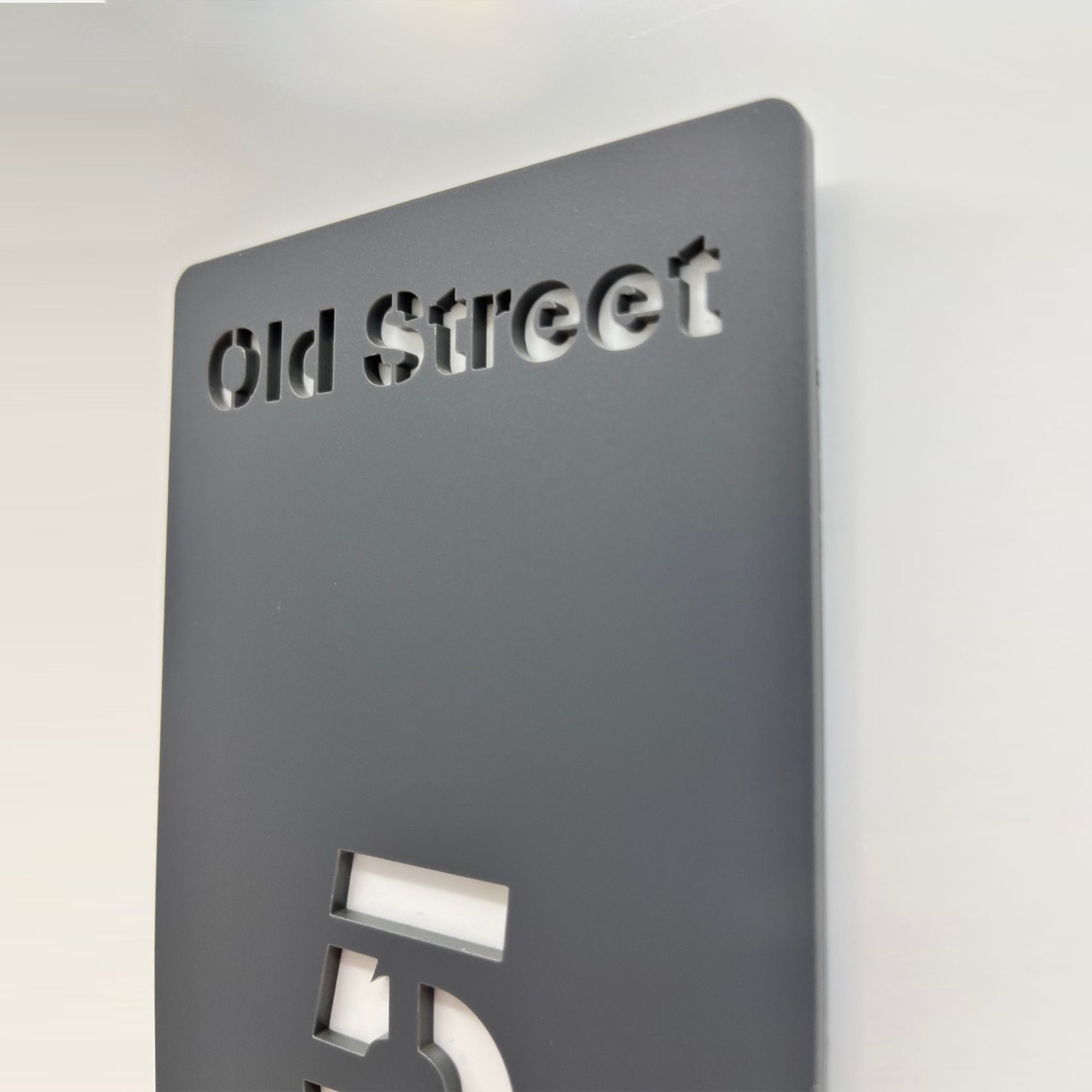 Modern House Sign Address Plaque Modern Front Door Sign - Etsy UK