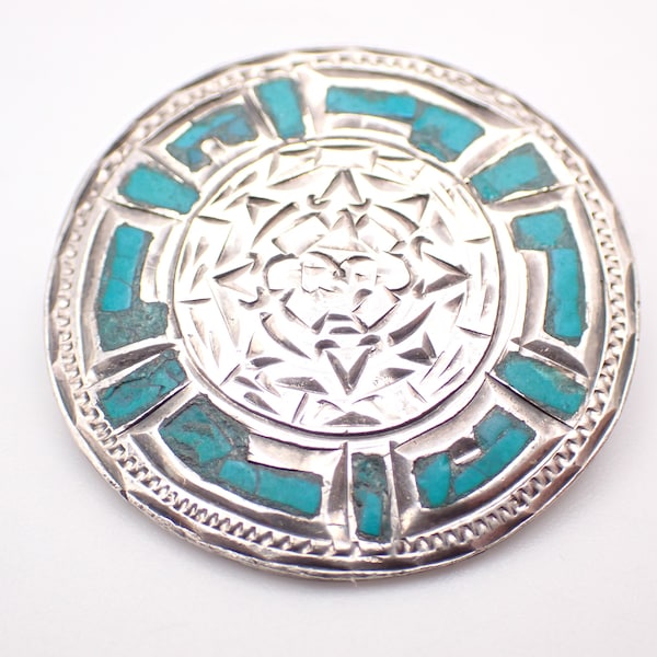 Aztec Brooch - Etsy UK