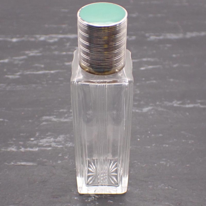 Enameled Perfume Glass - Etsy UK