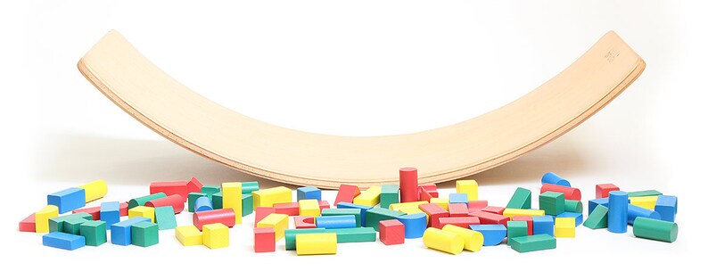 Rocking Board Oiled/ Balance Board / Curvy Board / Rocker/ - Etsy