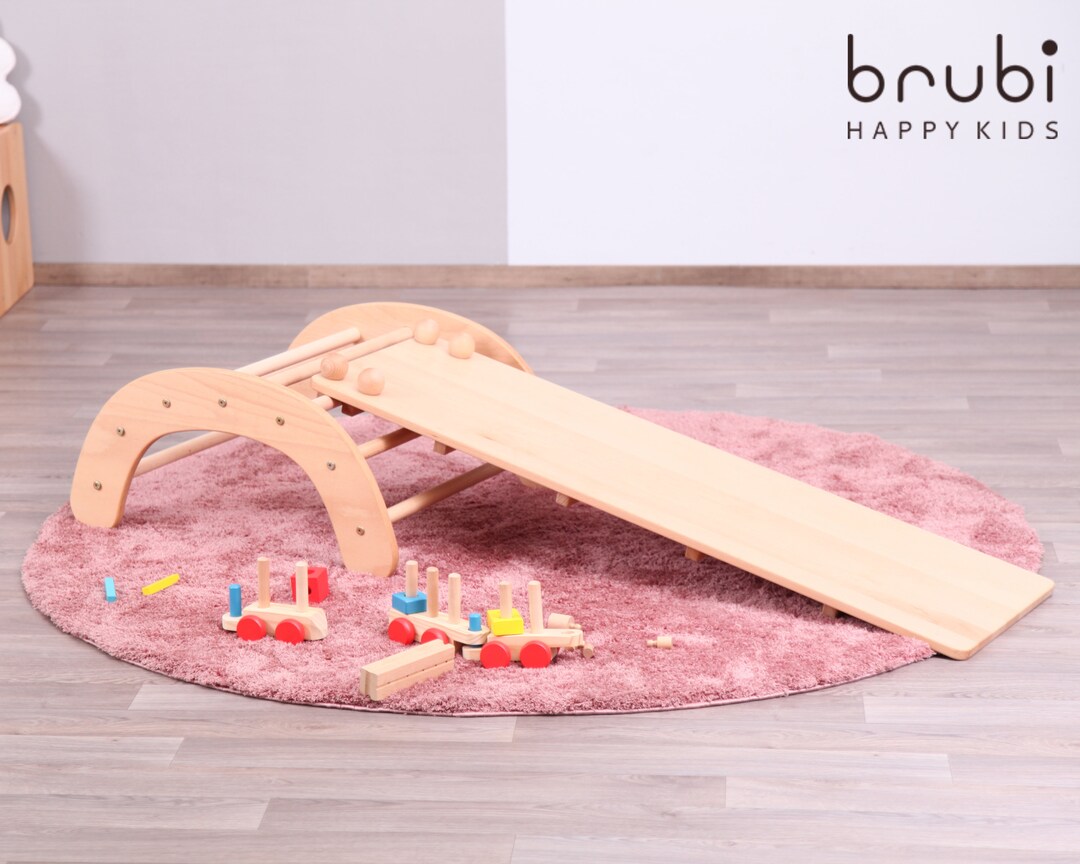 Baby Climbing Arch With Climbing/sliding Ramp or Stone/sliding Ramp ...