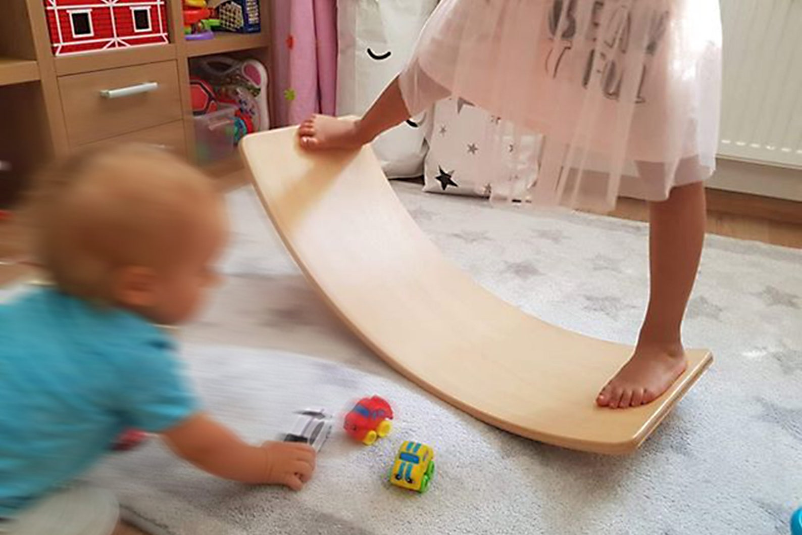 Rocking Board Oiled/ Balance Board / Curvy Board / Rocker/ | Etsy Rocking Board Oiled/ Balance Board / Curvy Board / Rocker/ | Etsy