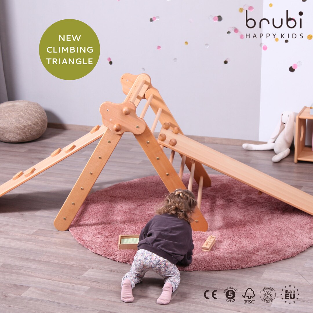 BIG Set of 3: NEW Better Climbing Triangle BRUBI With Two Ramps ...