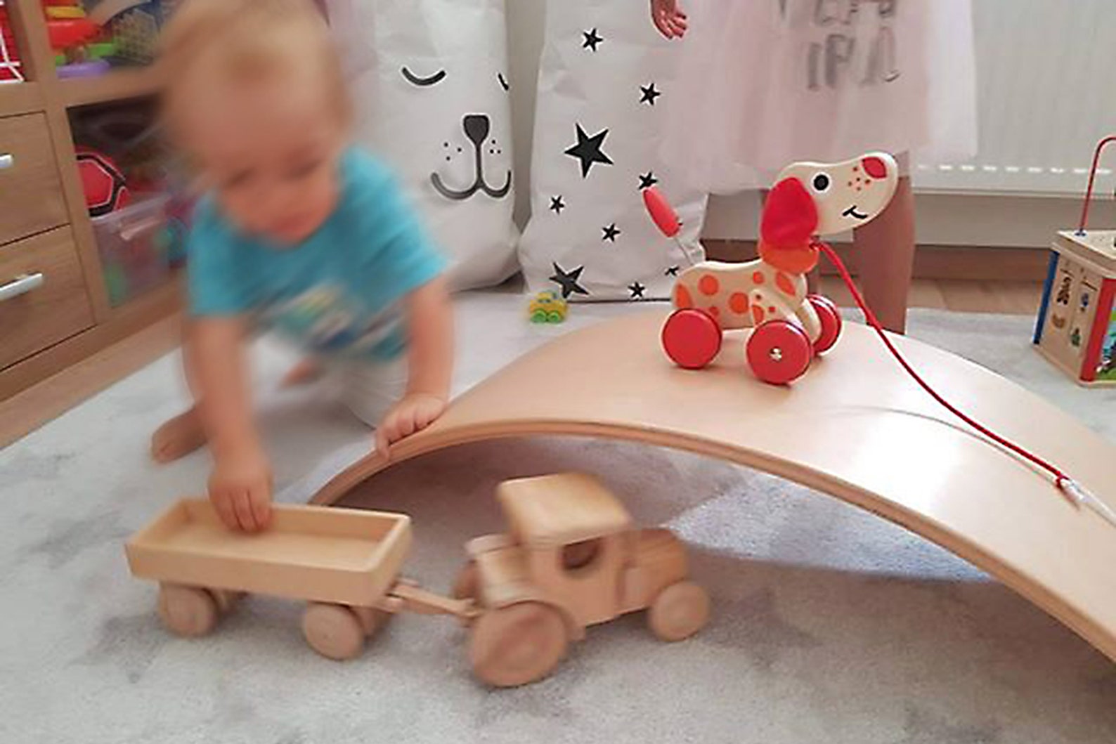 Rocking Board Oiled/ Balance Board / Curvy Board / Rocker/ | Etsy Rocking Board Oiled/ Balance Board / Curvy Board / Rocker/ | Etsy