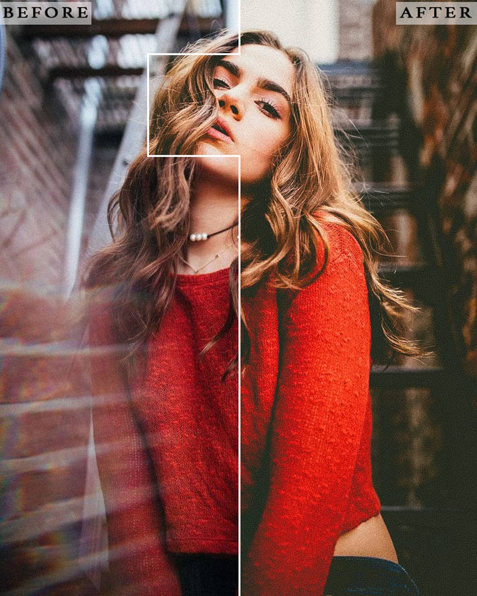 Lightroom Moody Portrait Presets Overlay Filters Portrait | Etsy