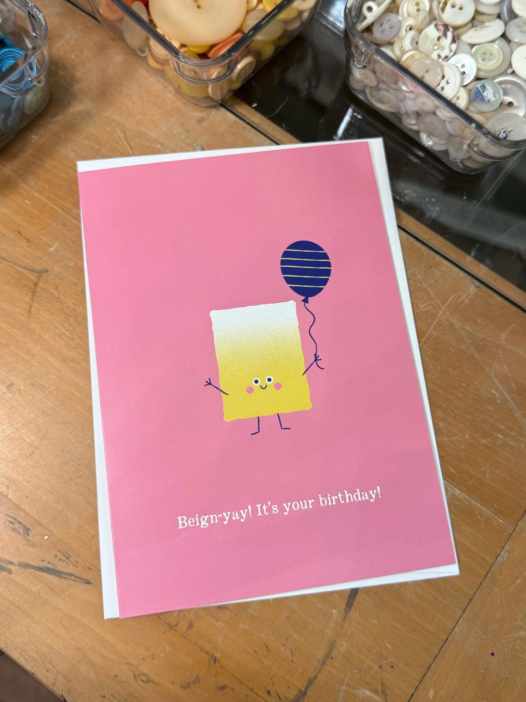 Funny Beignet Birthday Card, New Orleans Food Pun - Etsy
