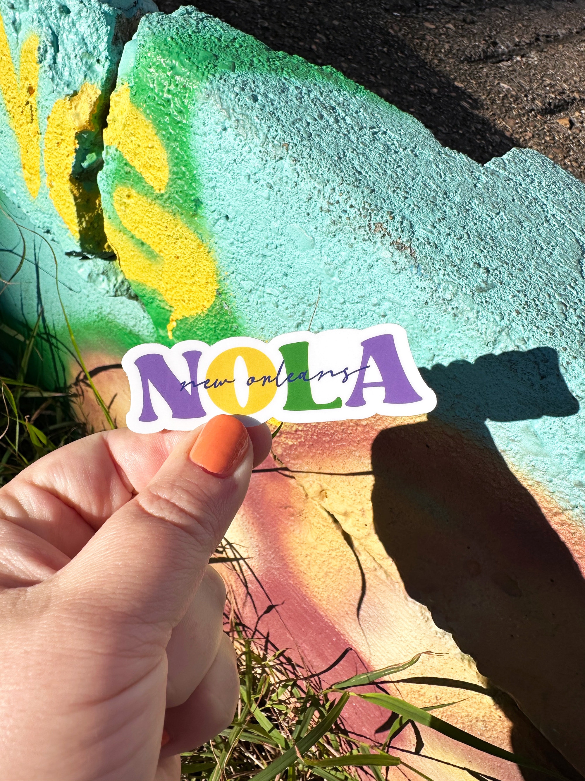 Nola New Orleans Mardi Gras Sticker sold by Eric Schwartz | SKU ...