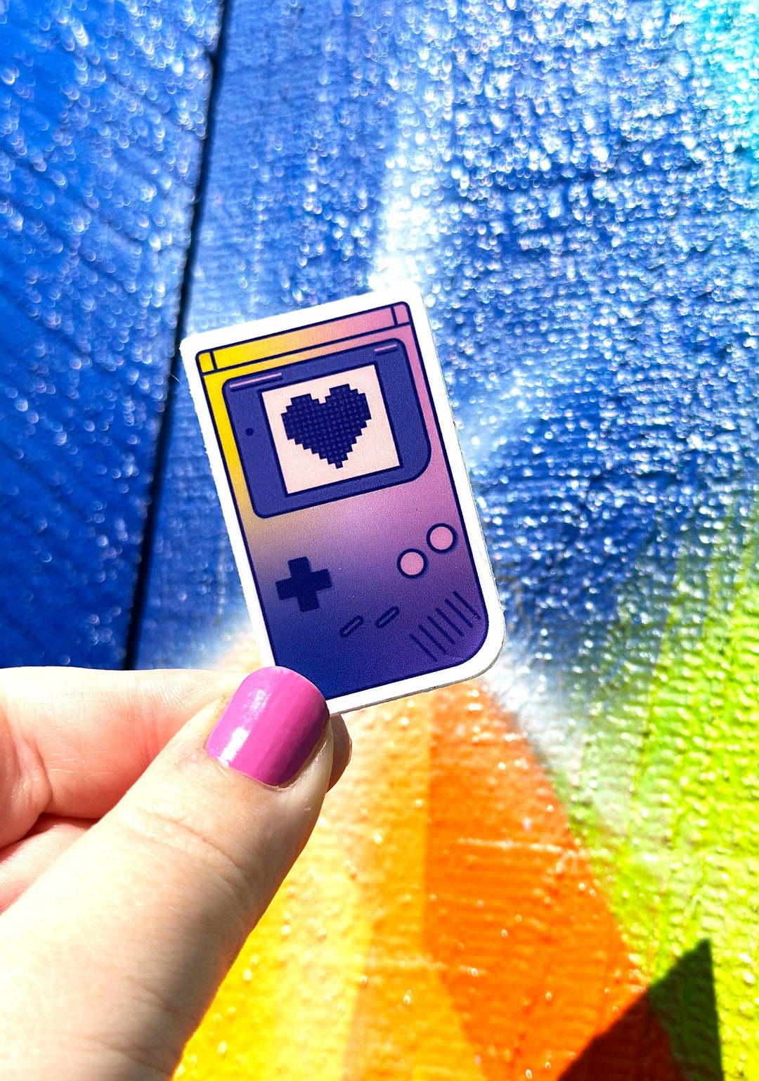 Handheld Video Game Sticker // Vinyl Die-cut Sticker // Waterproof ...