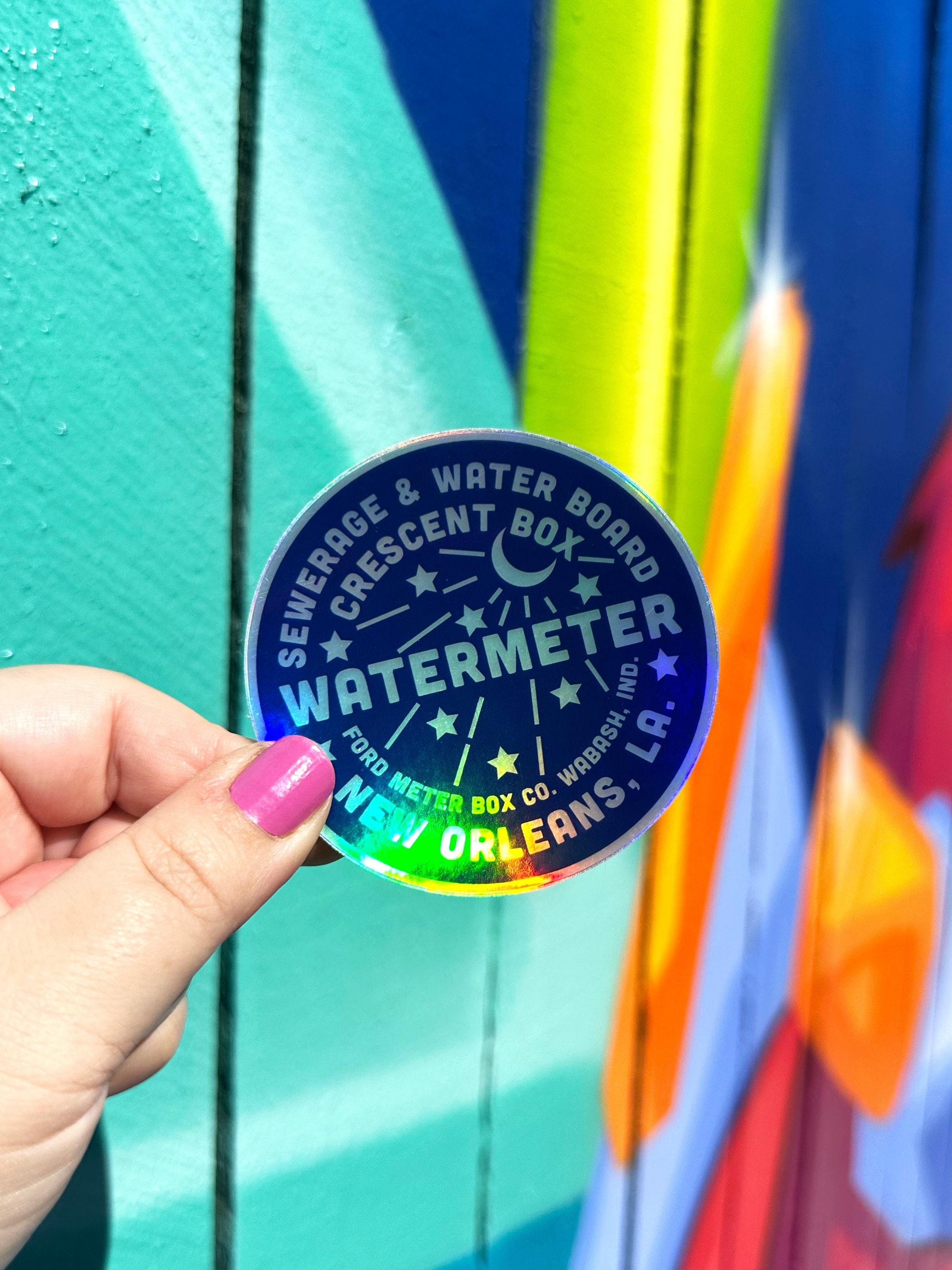 Watermeter Sticker // Vinyl Die-cut Sticker // New Orleans - Etsy