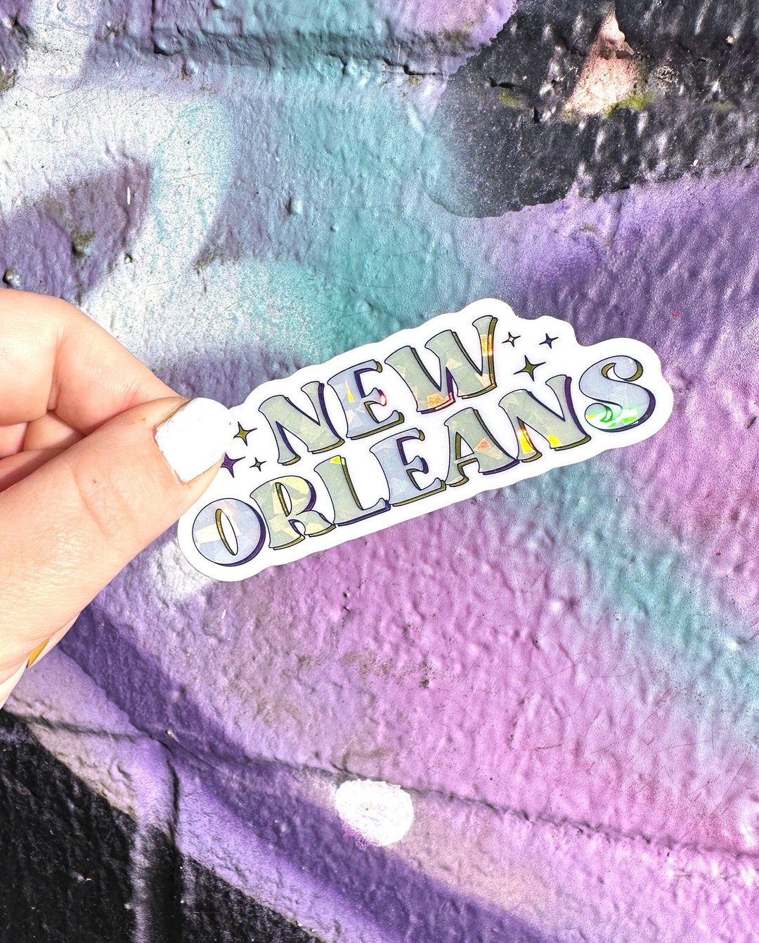 New Orleans Sticker // Vinyl Die-cut Sticker // New Orleans Sticker ...