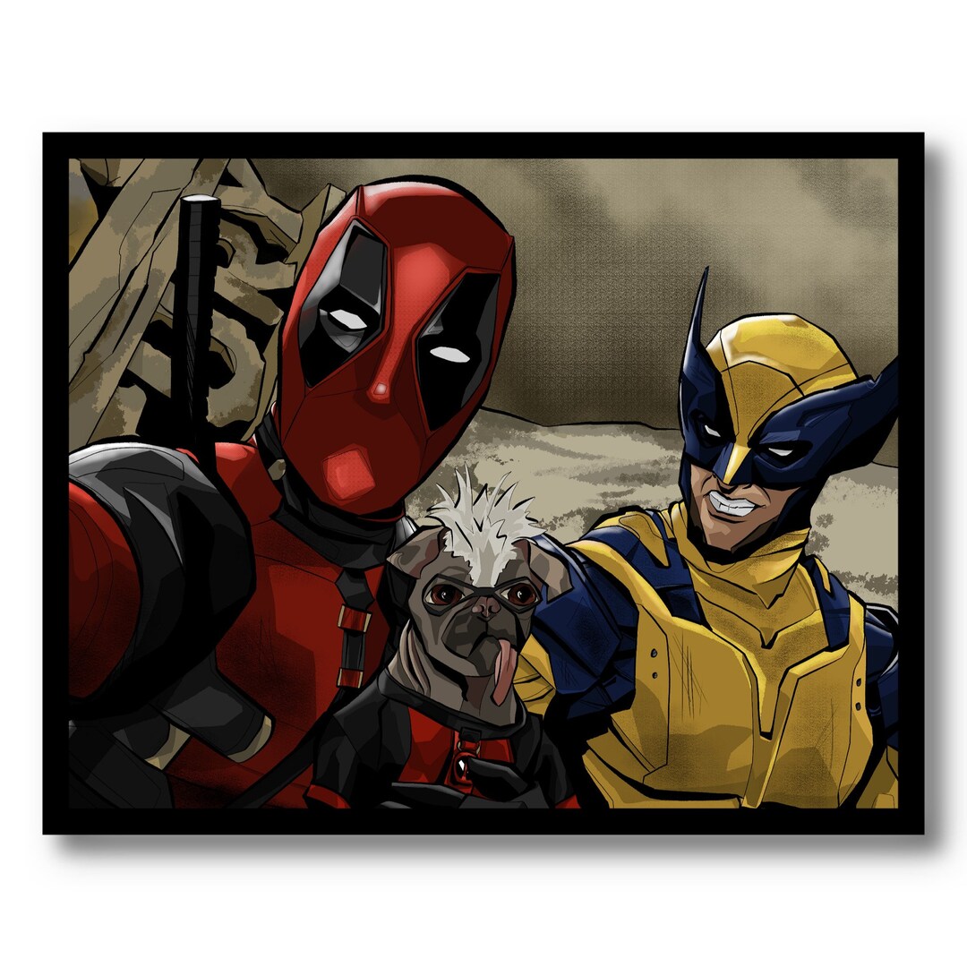 Deadpool & Wolverine Art Print – the Void at the End of Time | Marvel ...