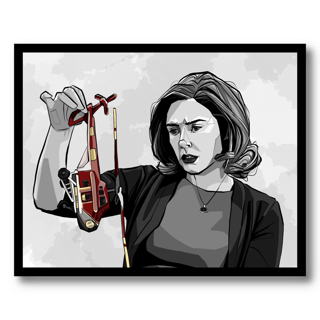 1960s Wanda Vs Reality Wandavision Scarlet Witch Marvel Art Print - Etsy