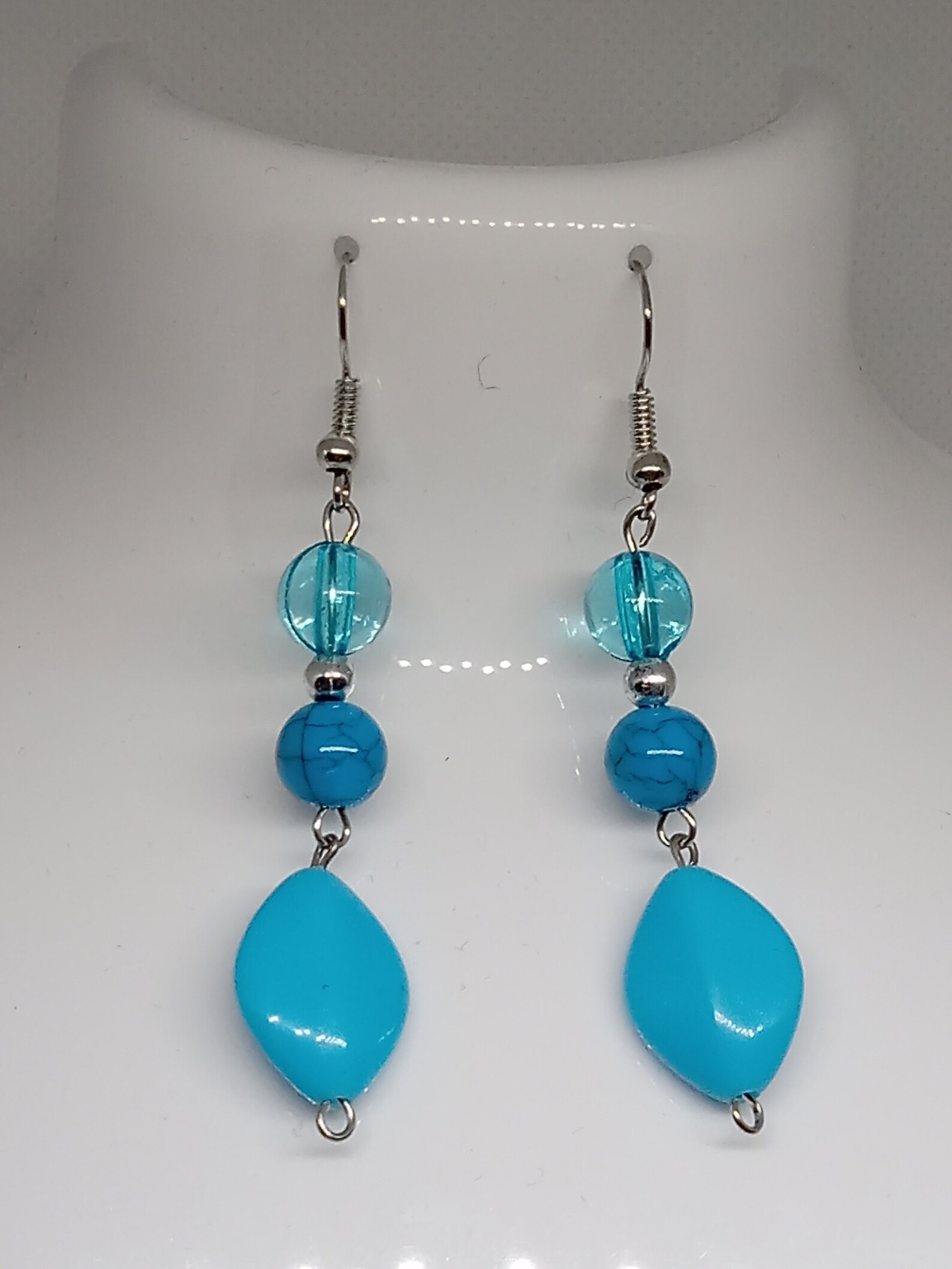 Earrings- Women- BLUE- 6 Styles to Choose From- Beaded Earrings - Etsy