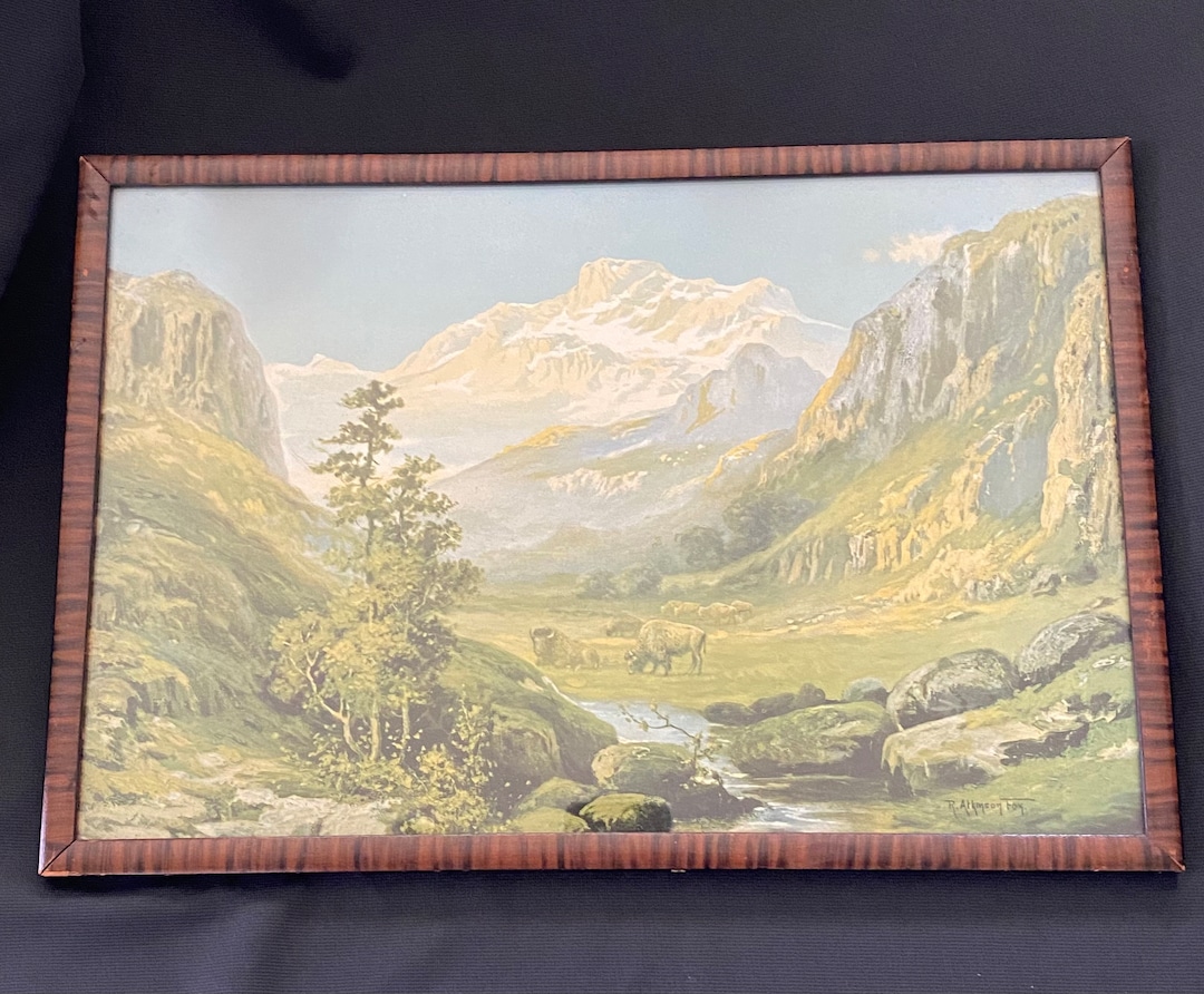 Buffalo in the Rockies by R.a.fox - Etsy