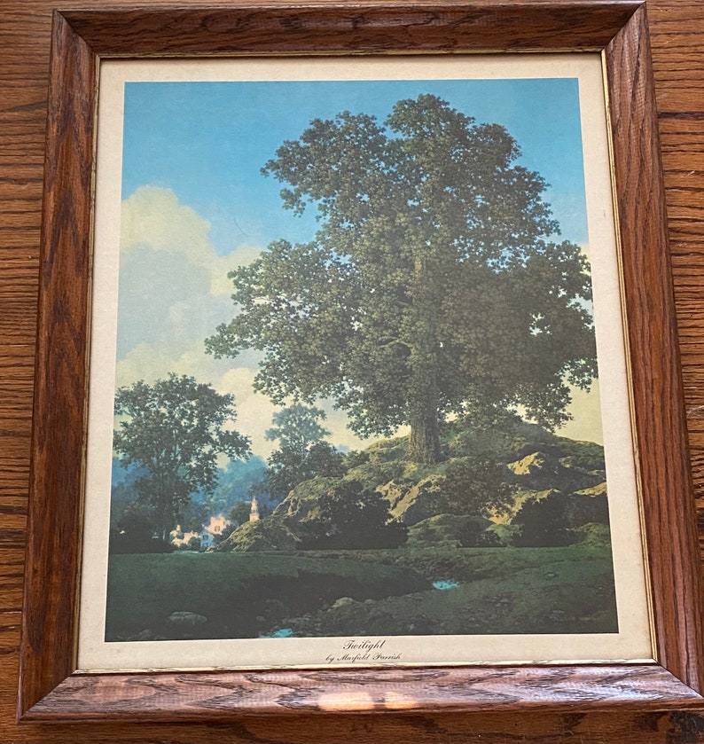 Vintage Twilight by Maxfield Parrish 1961 - Etsy
