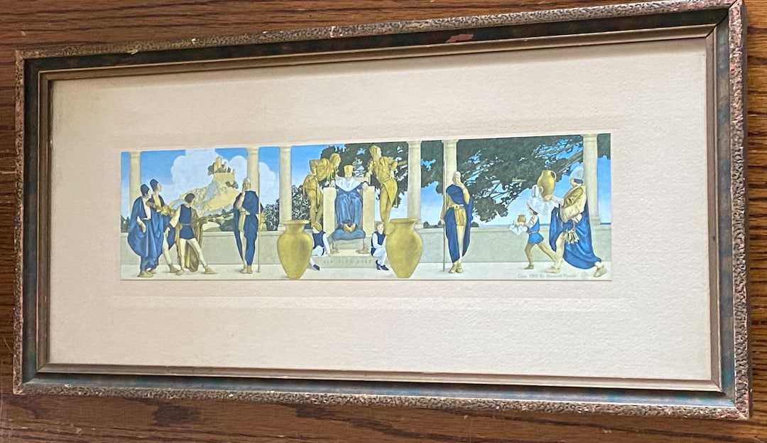 Old King Cole by Maxfield Parrish - Etsy