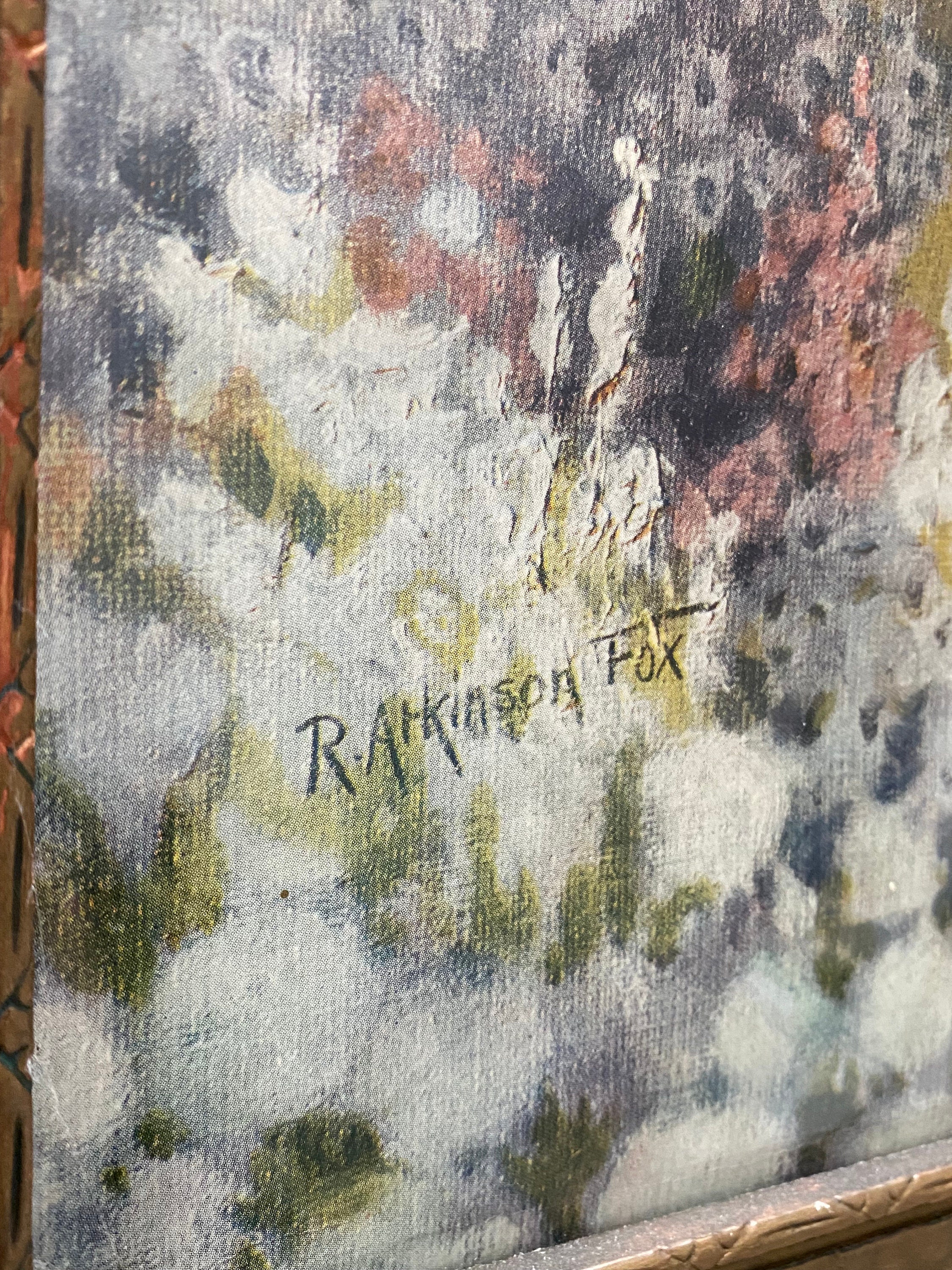 Vintage R.atkinson Fox "wayside House" Large, Old Frame Very Nice - Etsy