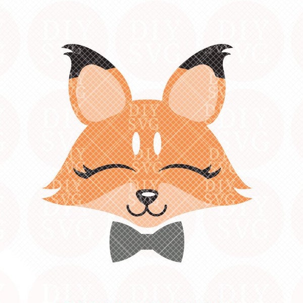 Fox Face Svg - Etsy