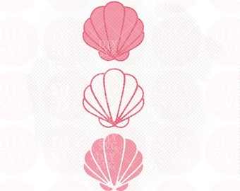 Mermaid Shells Svg Bundle Mermaid Svg the Little Mermaid - Etsy