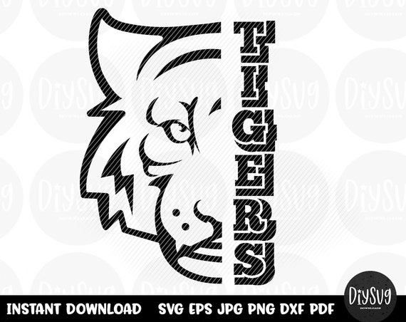 go tigers, tigers svg, tigers team svg, football svg, tiger paw ...