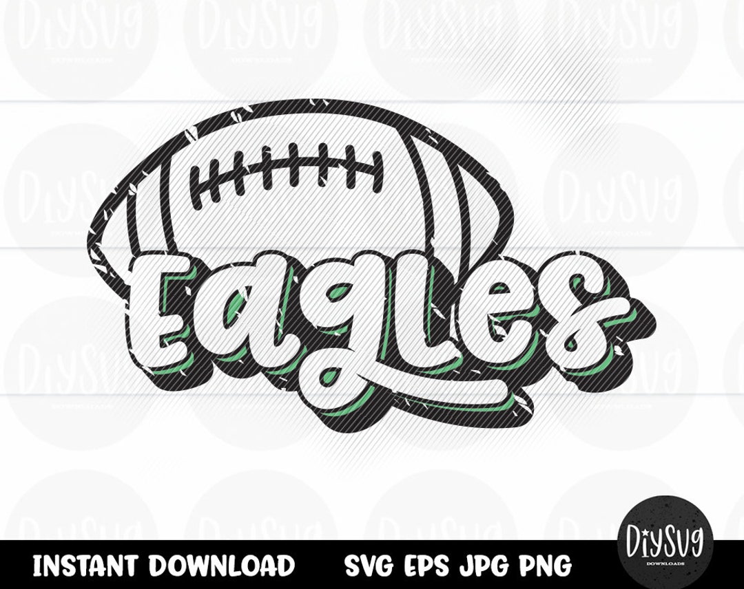Eagles Svg, Eagles Team Svg, Football Svg, Football Team Svg, Football ...