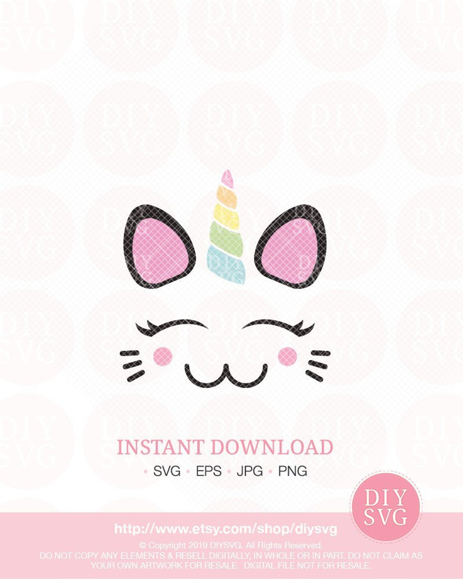 Caticorn Svg Unikitty Svg Caticorn Clip Art Caticorn Cut - Etsy
