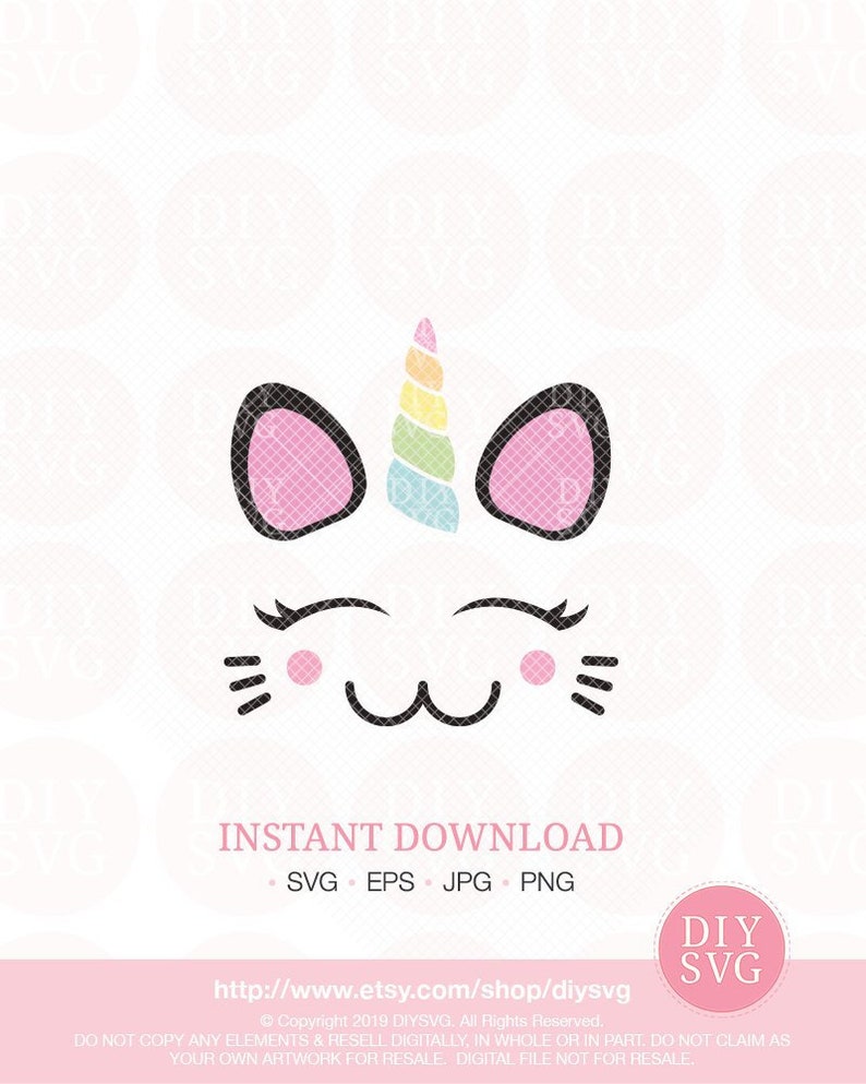 Caticorn Svg Unikitty Svg Caticorn Clip Art Caticorn Cut | Etsy Ireland