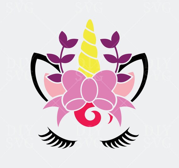 unicorn svg, unicorn head svg, unicorn eyelashes, unicorn face svg ...