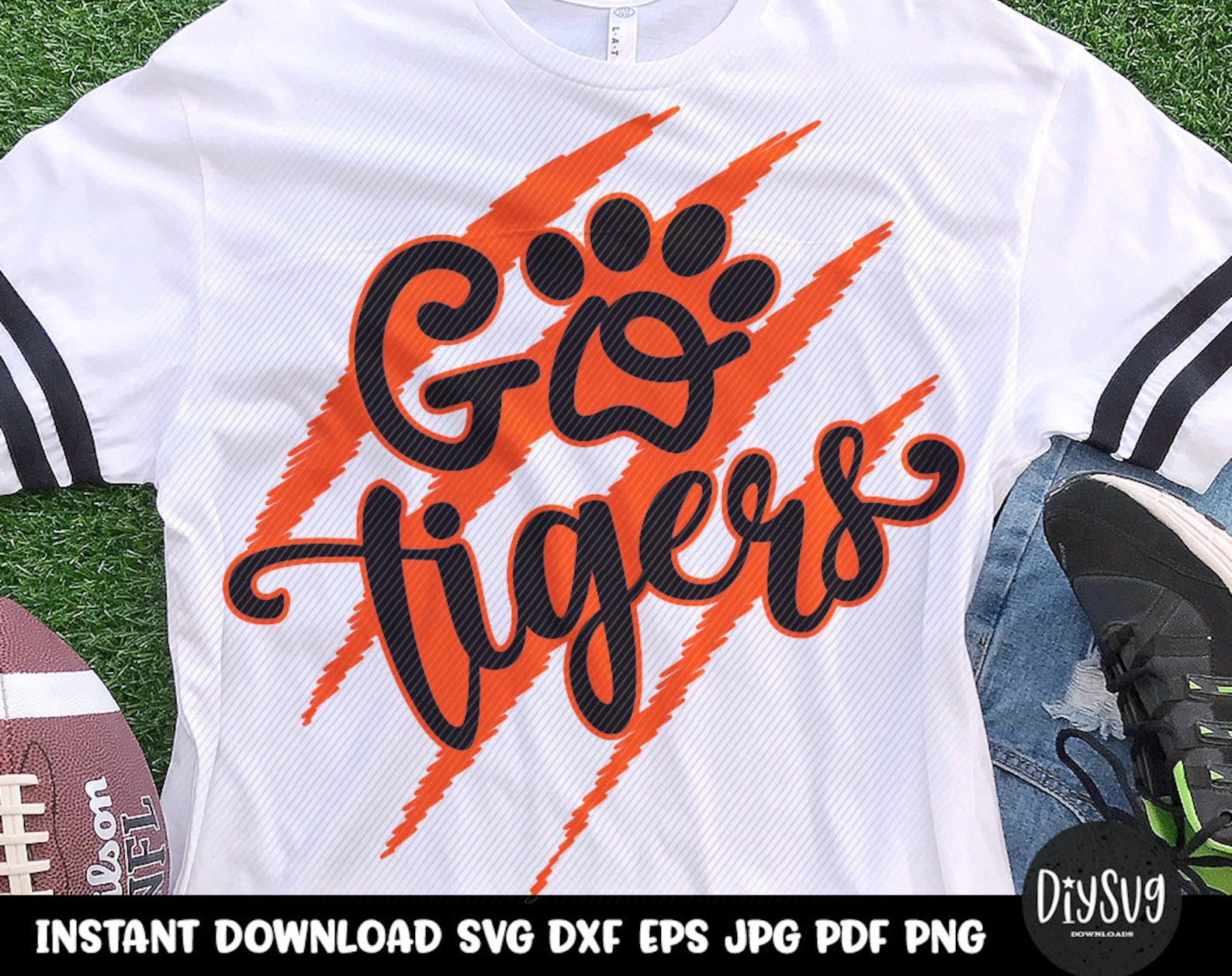 Go Tigers Tigers Svg Tigers Team Svg Football Svg Tiger | Etsy