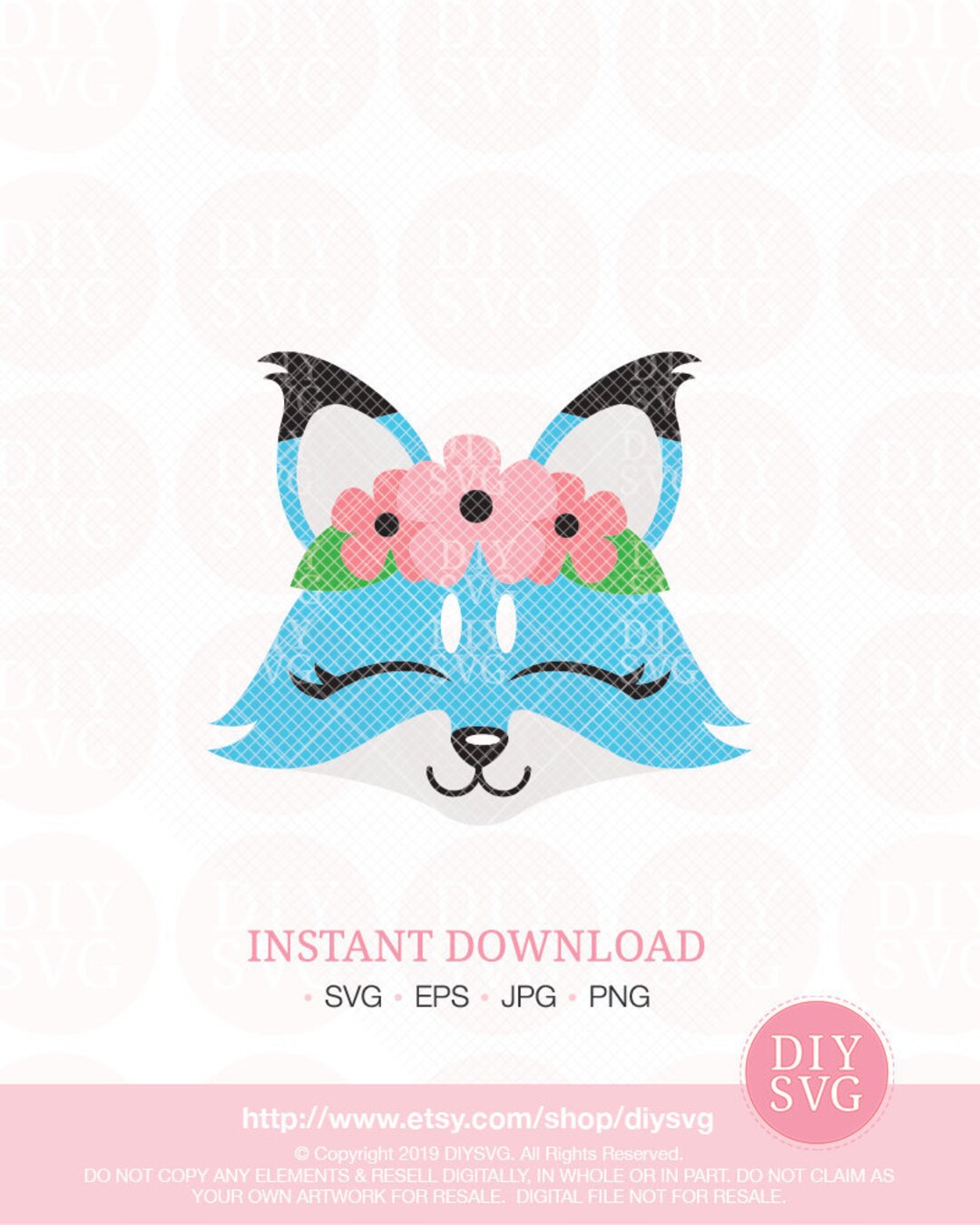 Fox Svg, Fox Face Svg, Fox Head Svg, Fox Clip Art, Fox Cut Files, Cut ...
