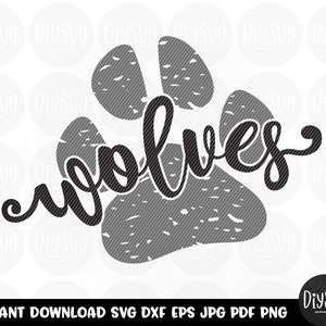Go Wolves Wolves Svg Wolves Team Svg Football Svg Wolf - Etsy