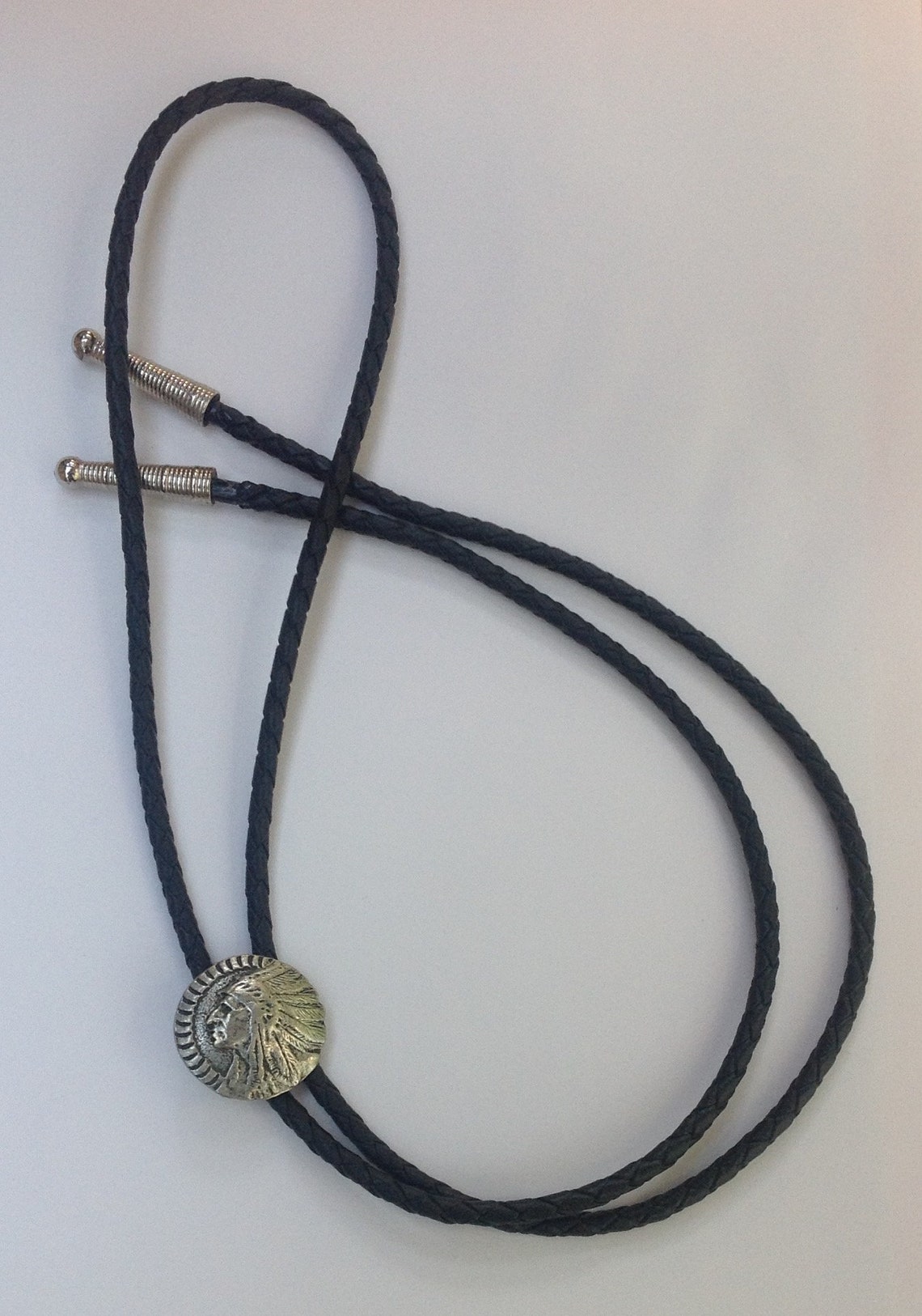 Bolo Tie Vintage Western Bootlace Cowboy Tie Bolo Tie - Etsy UK