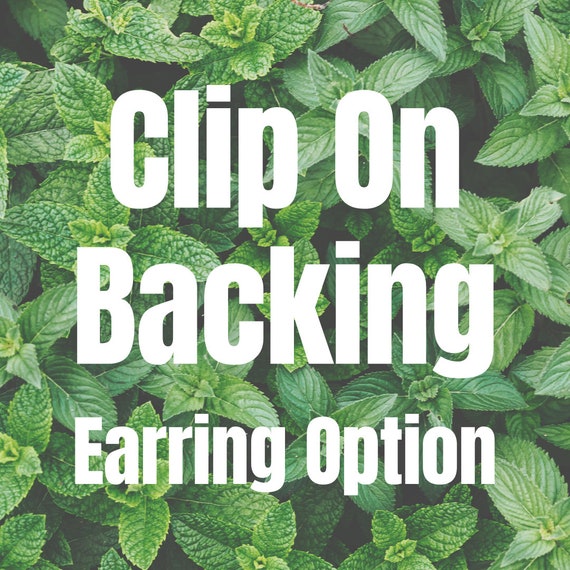 Clip on Backing Earring Add On - Etsy