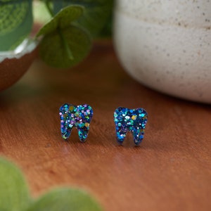 MERMAID | Tooth Earrings | Single Set | Dental Hygienist, Dental ...