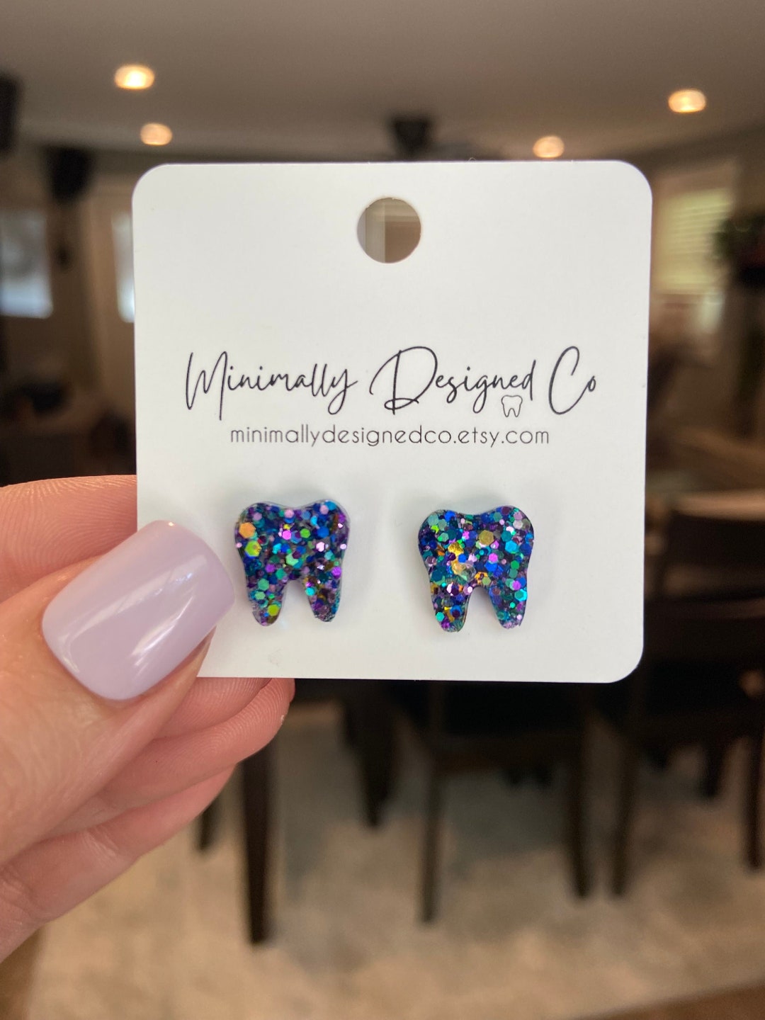 MERMAID Tooth Earrings Single Set Dental Hygienist - Etsy