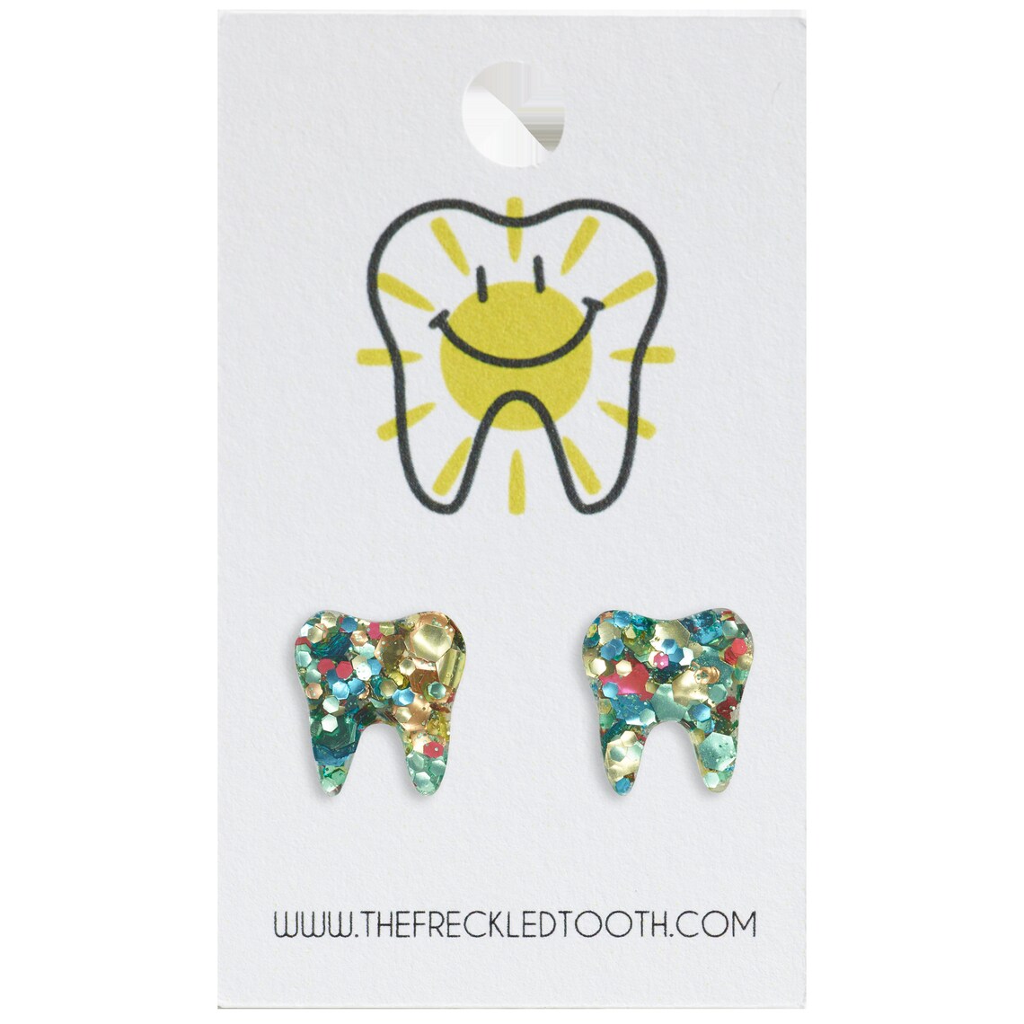 SUN FUN | Tooth Earrings | Single Set | Dental Hygienist, Dental ...
