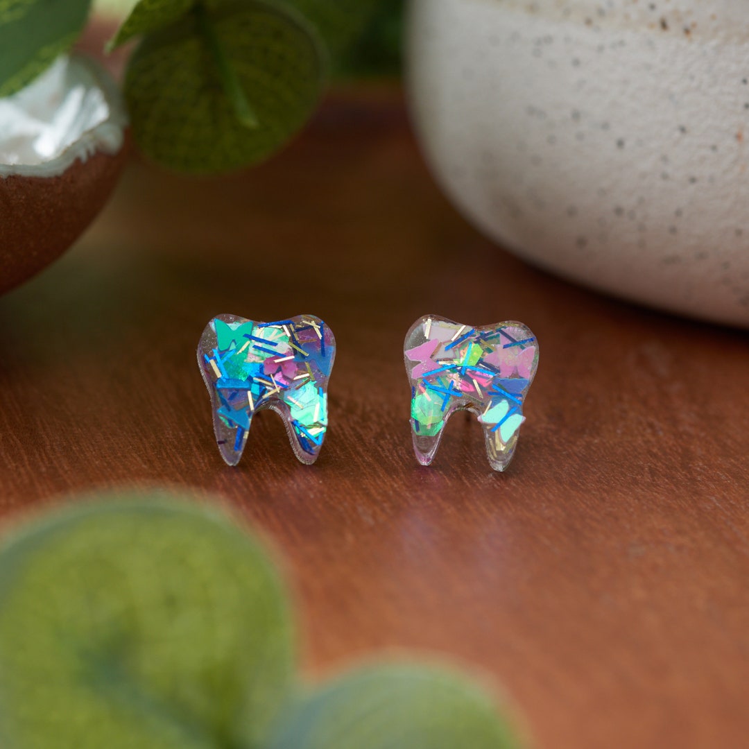 BUTTERFLY BLISS | Tooth Earrings | Single Set | Dental Hygienist ...