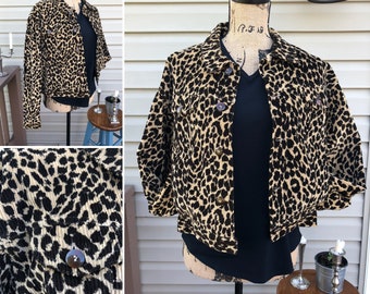 Cat print jacket | Etsy