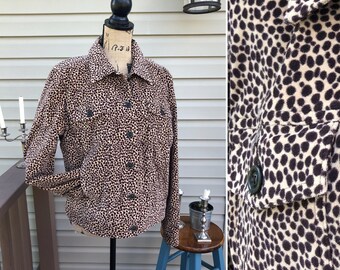 Cat print jacket | Etsy
