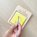 Personalised Wooden Teacher Post It Note Holder Sticky Notes Teacher ...