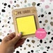Personalised Wooden Teacher Post It Note Holder Sticky Notes Teacher ...