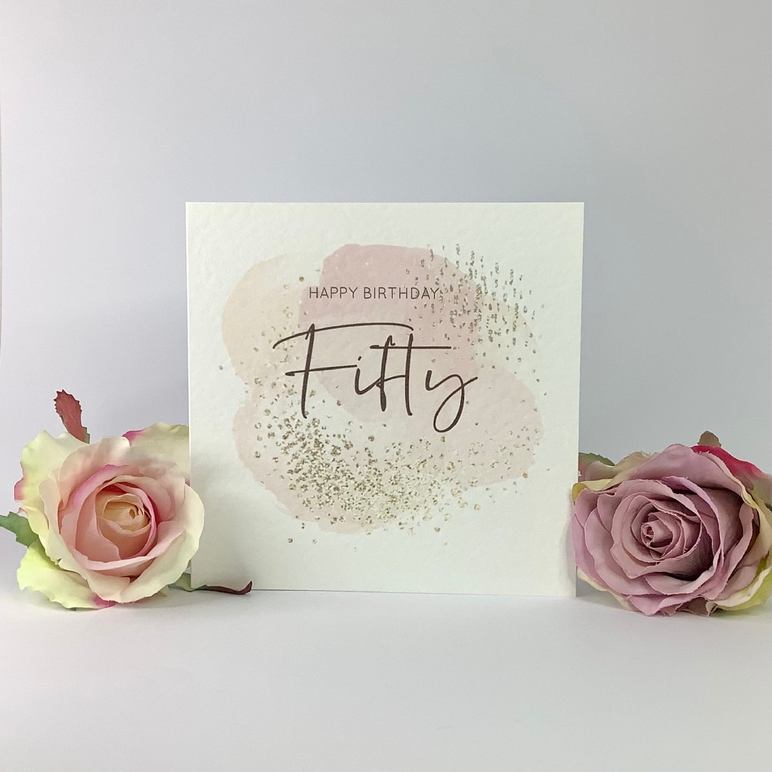 50th Birthday Card Fifty Birthday Card Lady Birthday Card - Etsy UK