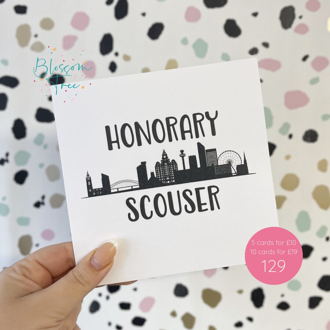 Scouse Humour Card Honorary Scouser Funny Liverpool Greeting Card ...