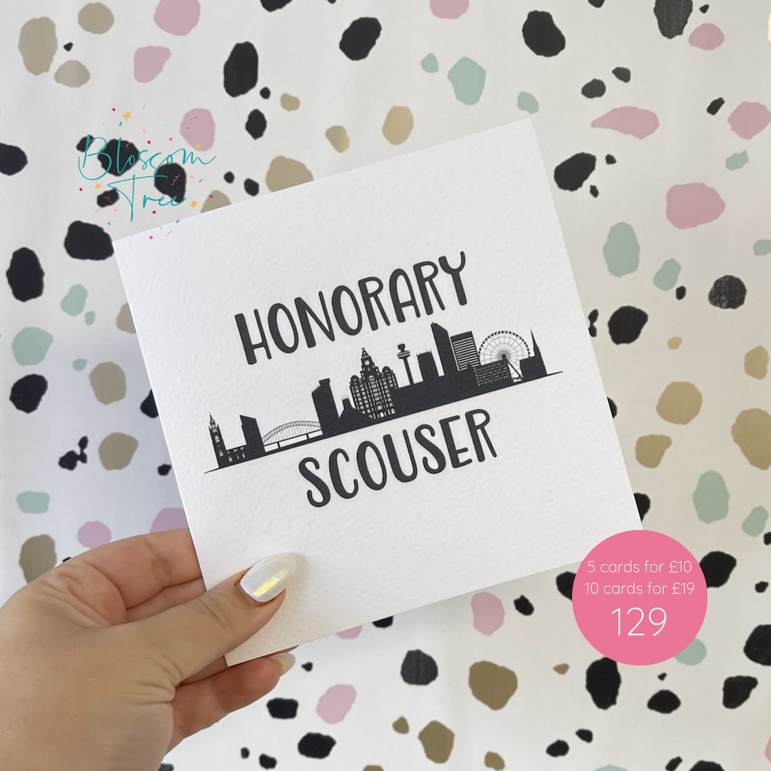 Scouse Humour Card Honorary Scouser Funny Liverpool - Etsy