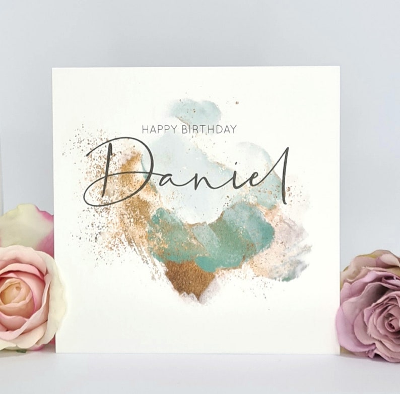 Personalised Happy Birthday Card Birthday Card for Him - Etsy UK